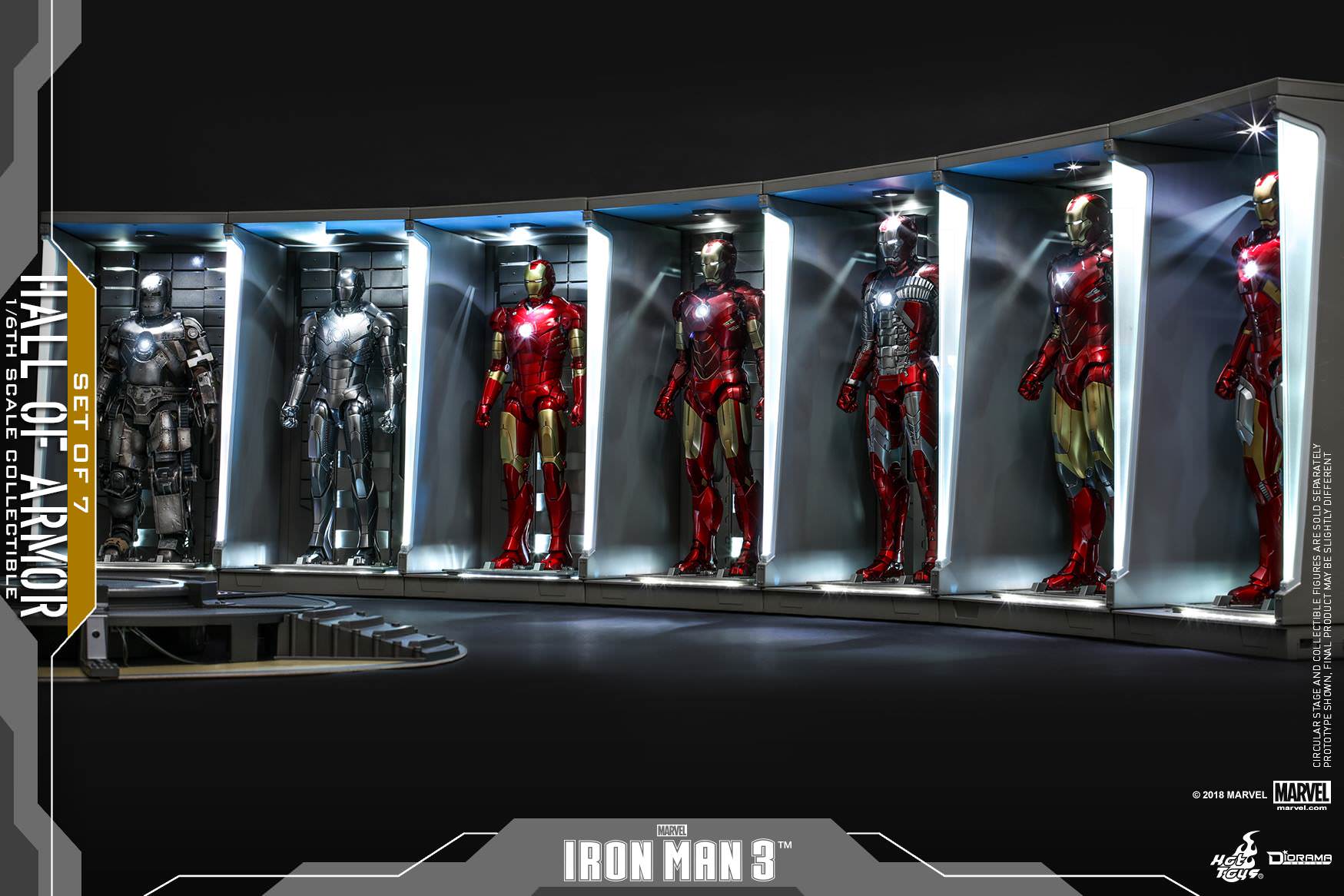 Hot Toys DS 01 Iron Man 3 : Hall of Armor – Hot Toys Complete Checklist