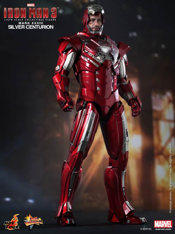 Hot Toys MMS 213 Iron Man 3 – Mark XXXIII Silver Centurion Armor – Hot ...
