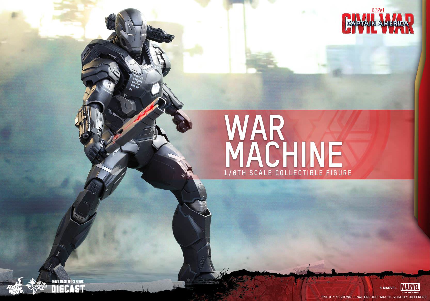 Hot Toys MMS 344 D15 Captain America : CW – War Machine Mark III – Hot ...