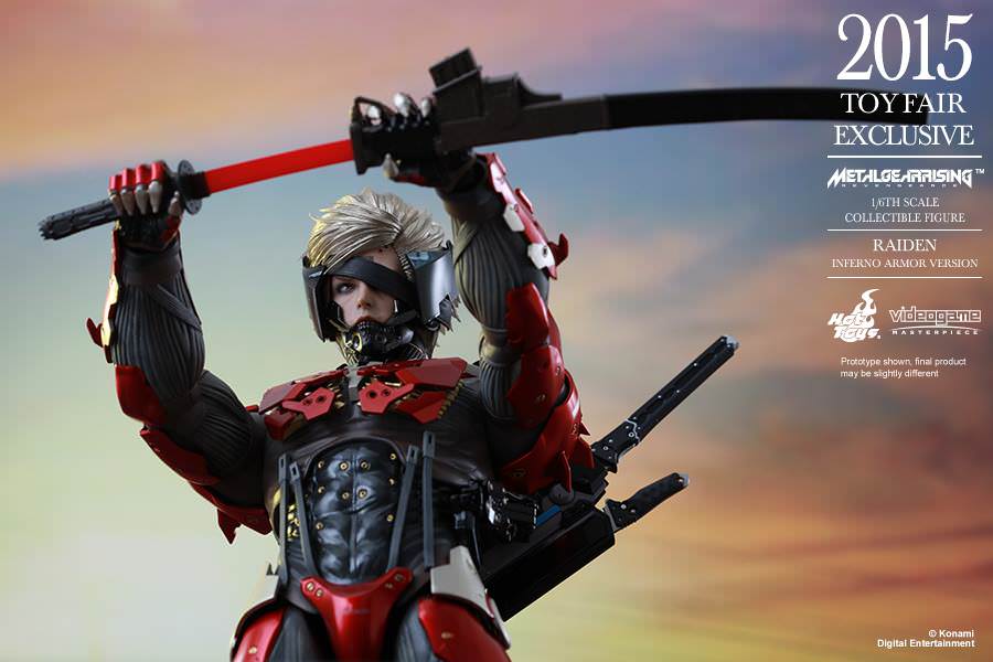 Hot Toys VGM 19 Metal Gear Rising : Revengeance – Raiden (Inferno Armor ...